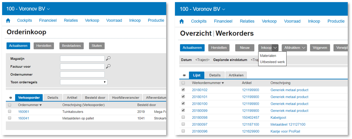 Inkopen met Exact Online voor Handel of Productie | Exact