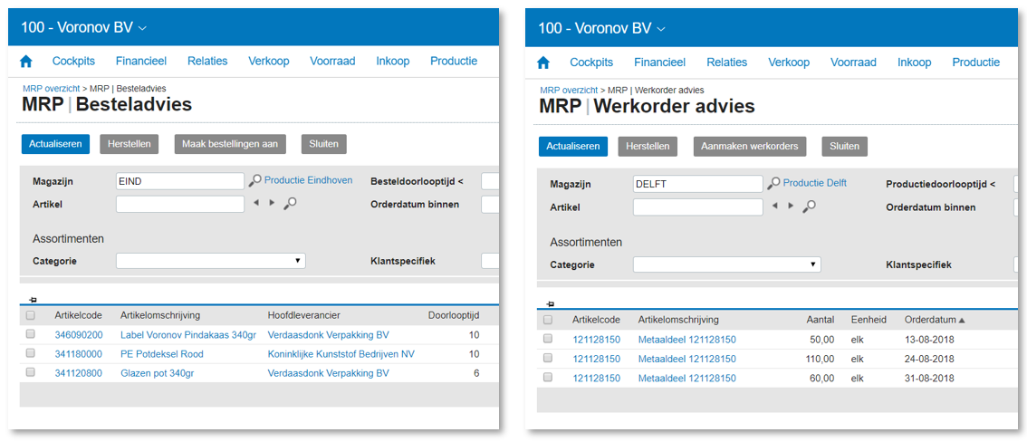 Inkopen met Exact Online voor Handel of Productie | Exact