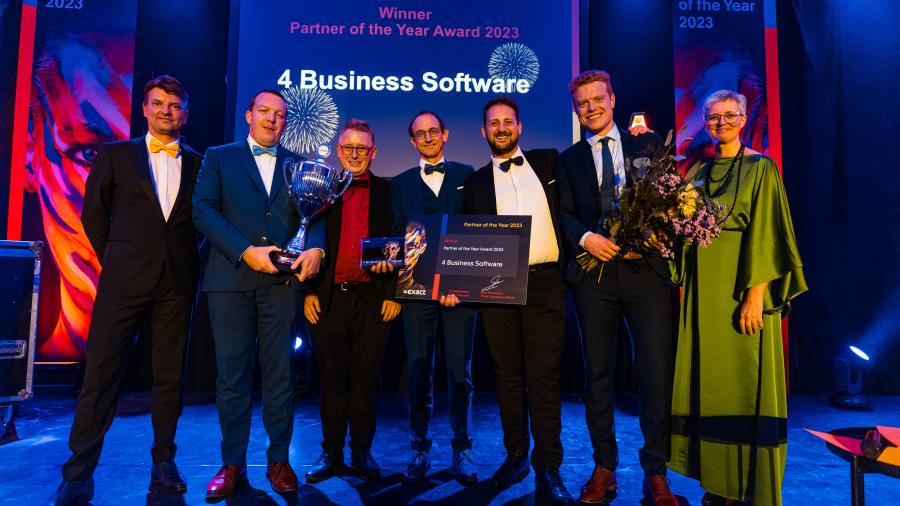 4 Business Software grote winnaar tijdens de eerste editie van de Exact ...